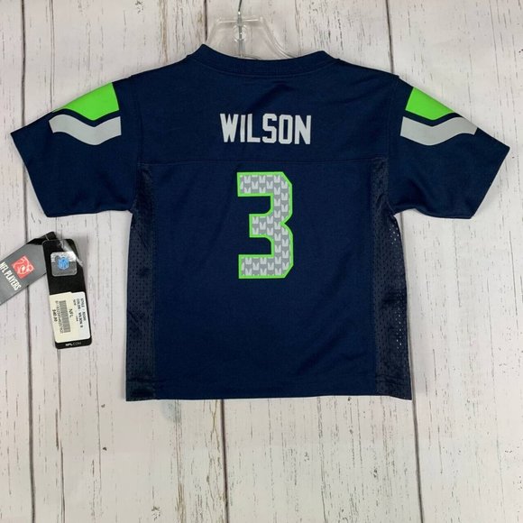 Wilson | Shirts & Tops | Seattle Seahawks Russel Wilson 3 Nfl 8m ...